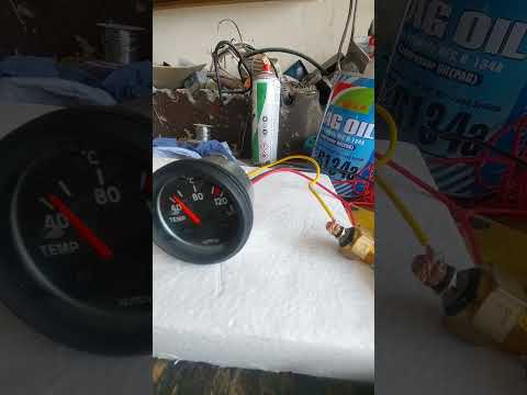 Temperature gauge working #autoelectric #electricial #bignners #lesson
