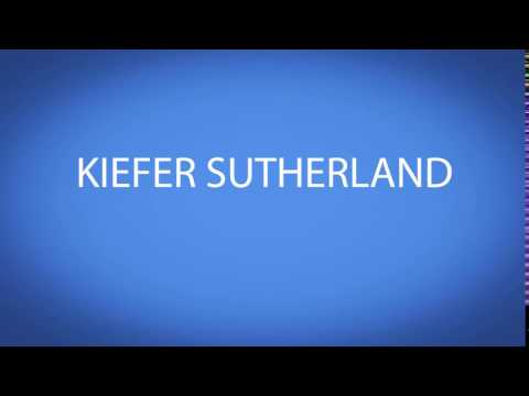 how to pronounce KIEFER SUTHERLAND