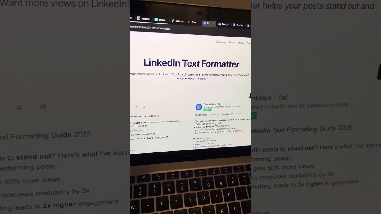 LinkedIn Text Formatter [FREE TOOL]