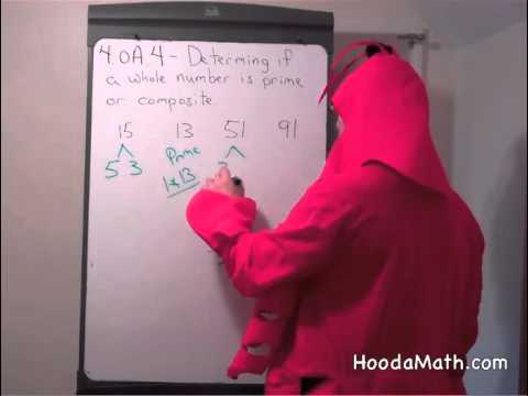 Determining if a Whole Number is Prime or Composite