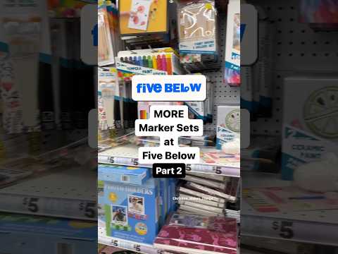 Can’t pick just one! Five Below Marker Art Sets #craftsupplies #bby dgetcraft#diyprojects