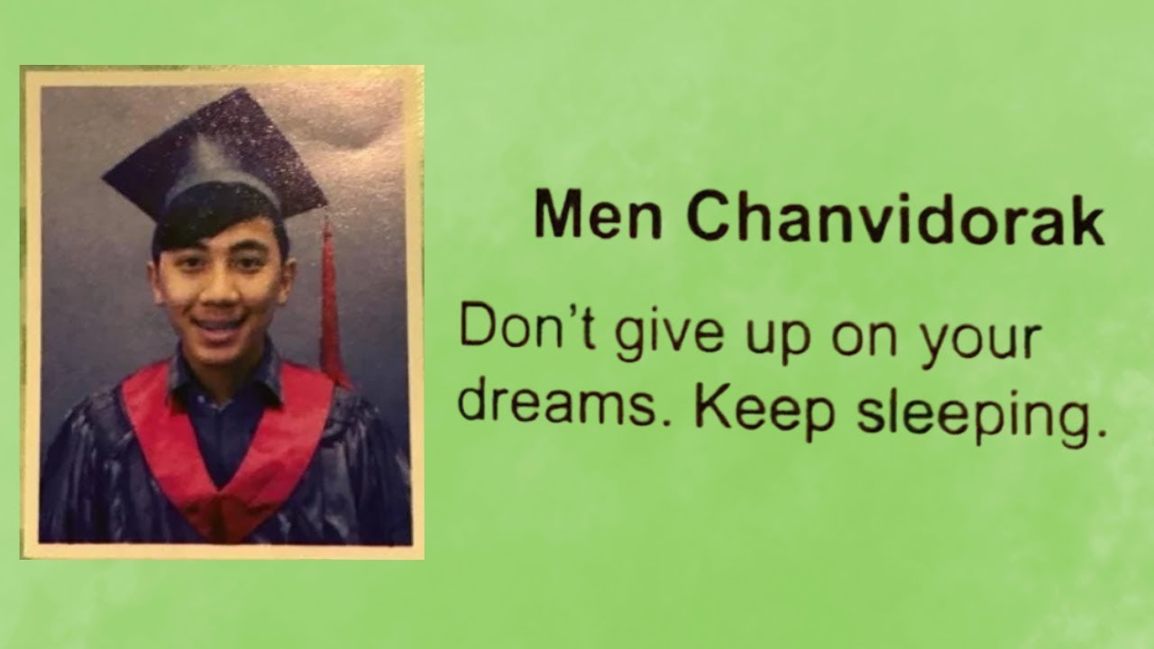 The GREATEST yearbook quotes