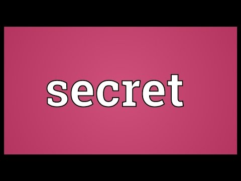 Secret Meaning