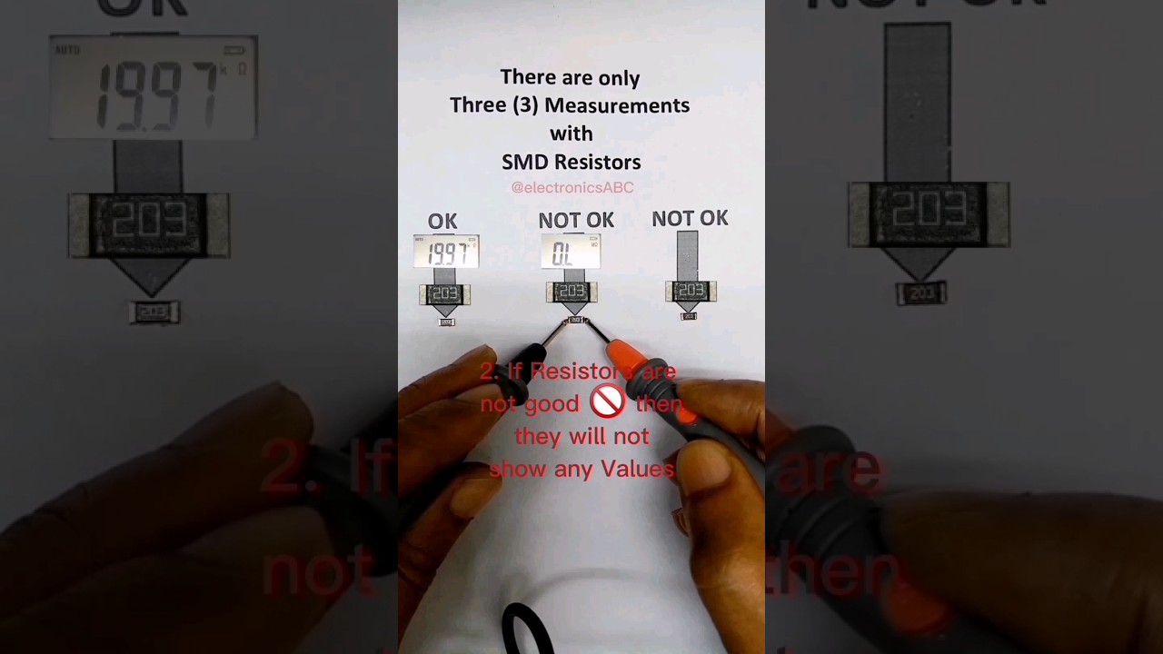 How to Check SMD Resistors Good or Bad