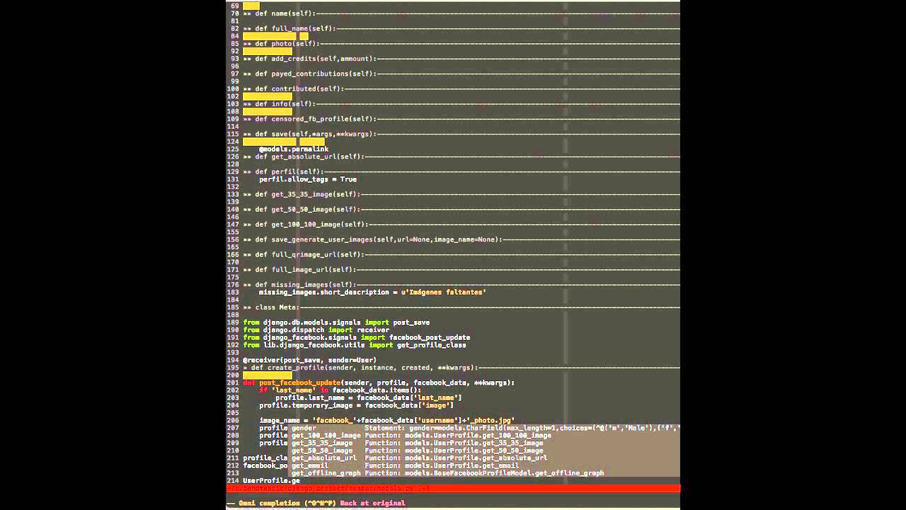 Python autocompletion for Vim