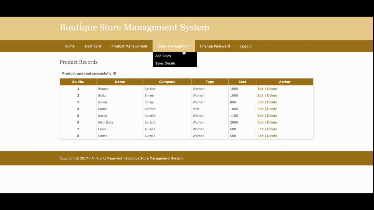 Boutique Store Management System | Python Django Project Tutorial