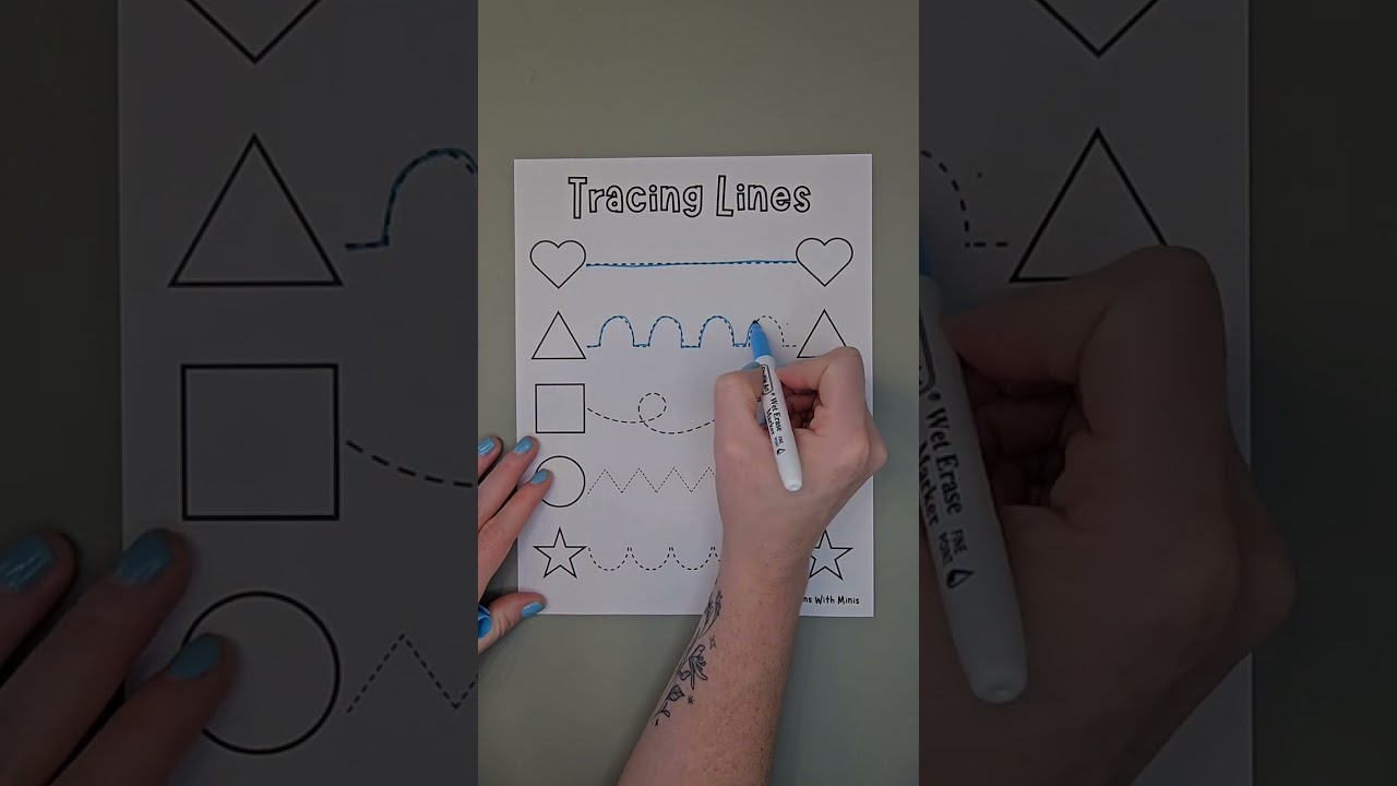 Shapes Tracing Lines