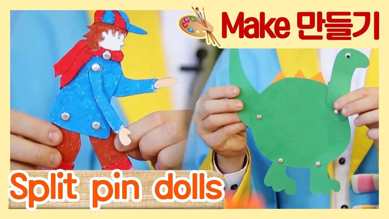 스플릿 핀 인형, Split pin dolls I Make I Magic Art Village 13회