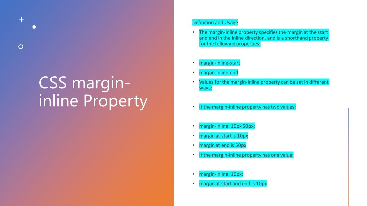 CSS margin-inline Property Explained