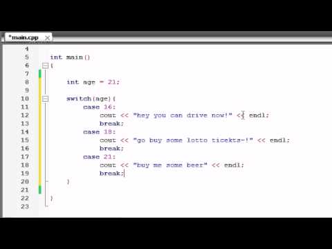 Learn Buckys C Programming Tutorials 25 switch - Mind Luster