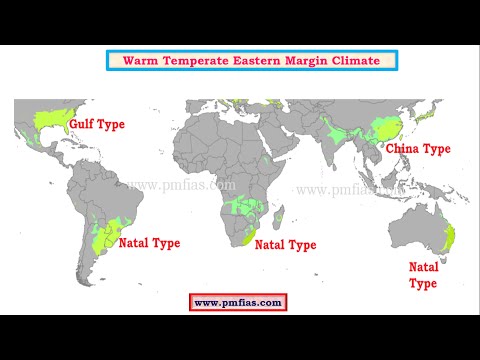 Warm Temperate Eastern Margin Climate Video Lecture - UPSC