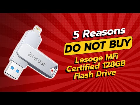 LESOGE MFi 128GB Flash Drive | 5 Shocking Reasons NOT to Buy 🤯