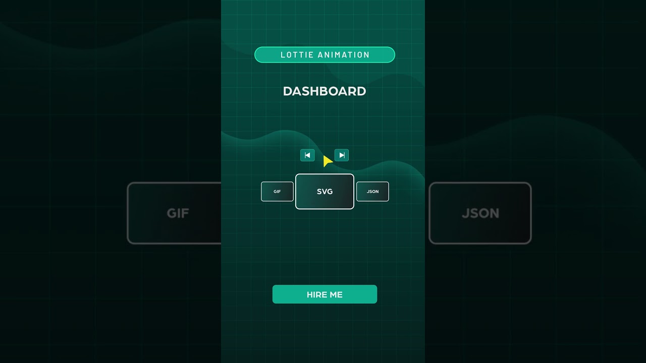 Lottie Animation - Dashboard  #lottie #lottieanimation