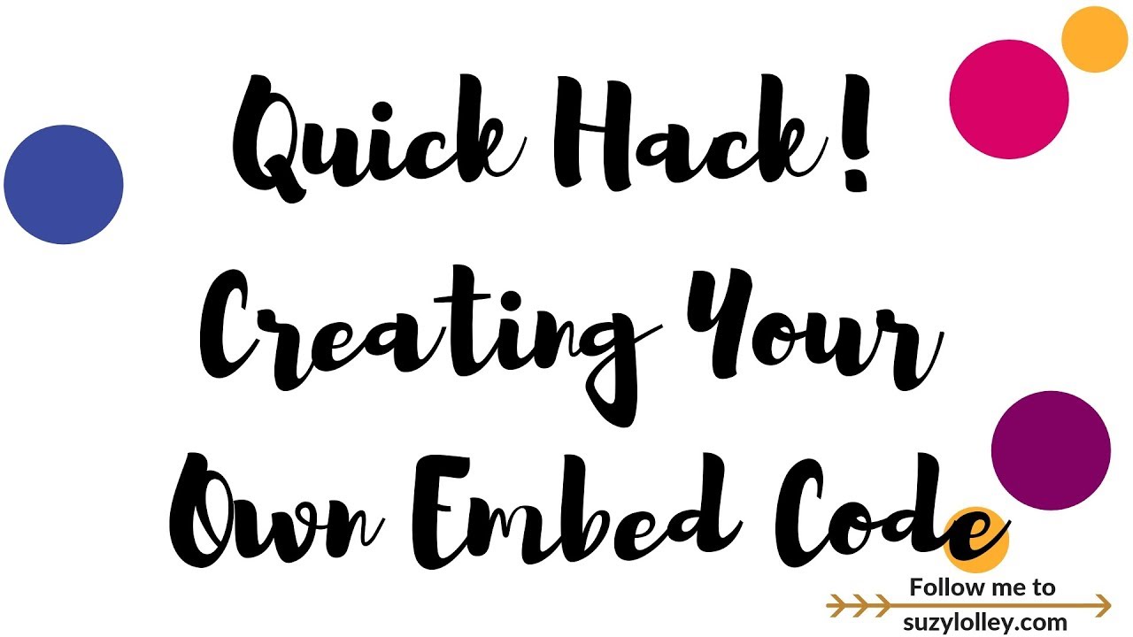 Embed Code Generator: Free!