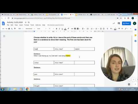 Suffixes: -ful and -less 13.05.2020