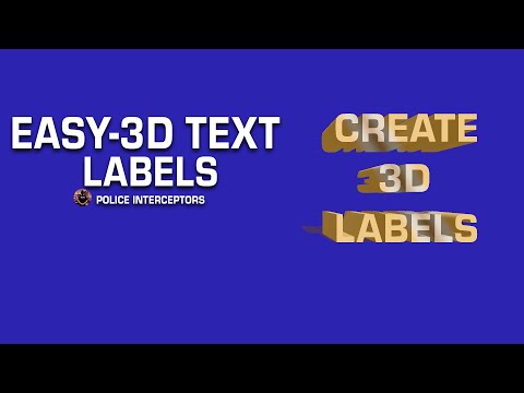 [PAID] [STANDALONE] Release of an Easy 3D Text Label system - Releases ...