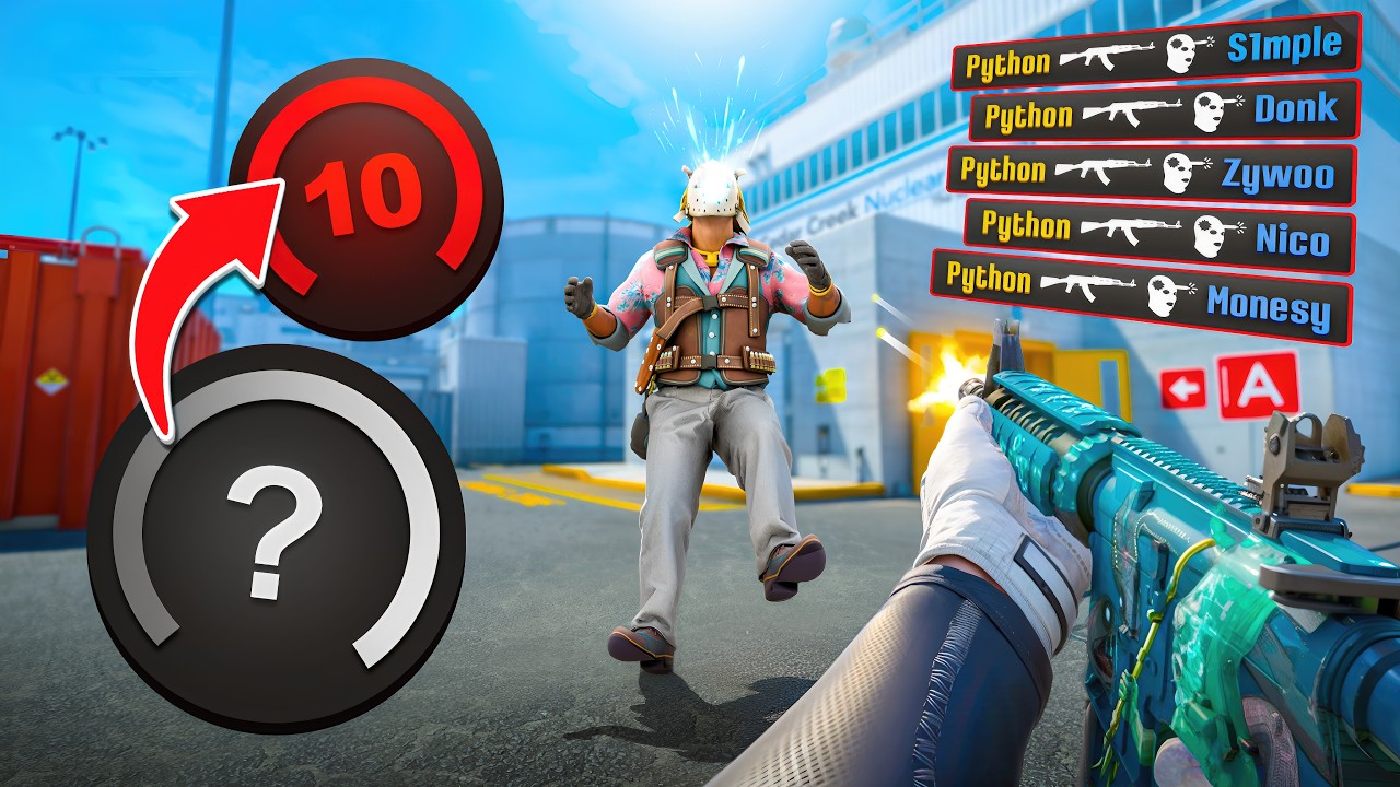 Reaching FACEIT LVL 10 while SOLO Qing in CS2…