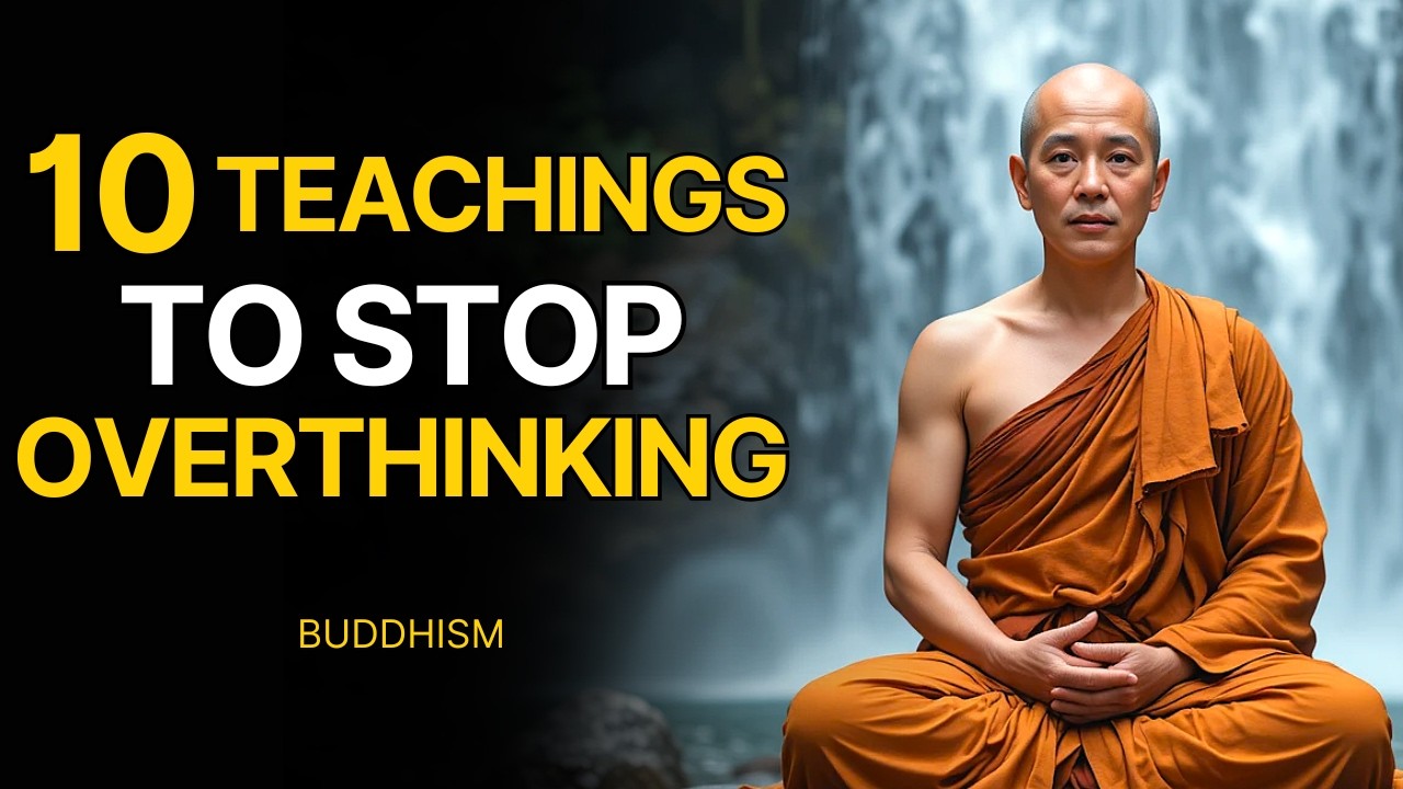 10 Buddhist Teachings to Stop Overthinking and Find Inner Peace In Your Life | Buddhist Wisdom