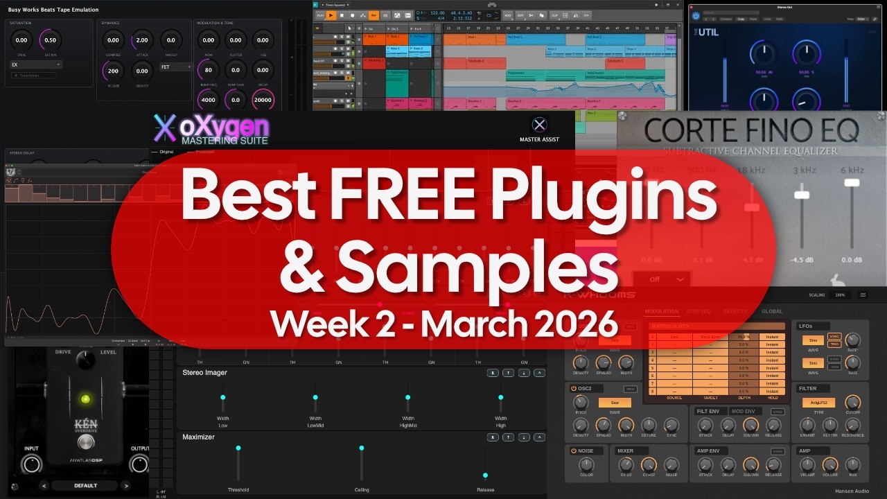 Free Plugins and Samples – Week 2 – March 2026 – No Talking