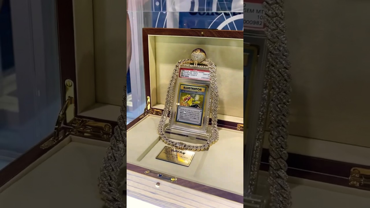 Pikachu-Holo Illustrator 1998 Nintendo Pokemon Japanese Promo (JP) #pokemon #shorts #shortvideo
