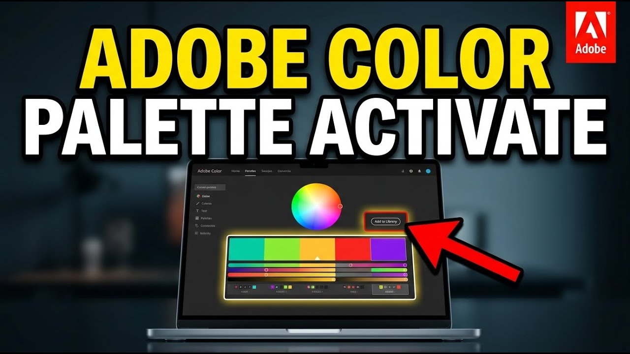 How to activate color palette in Adobe Color - Full Guide