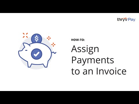 How-To Assign A Miscellaneous Payment to an Invoice in ThryvPay