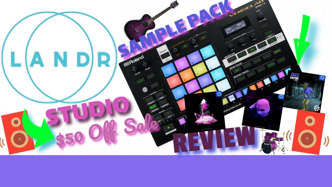 LANDR STUDIO $50 Off Sale & Sample Pack Review