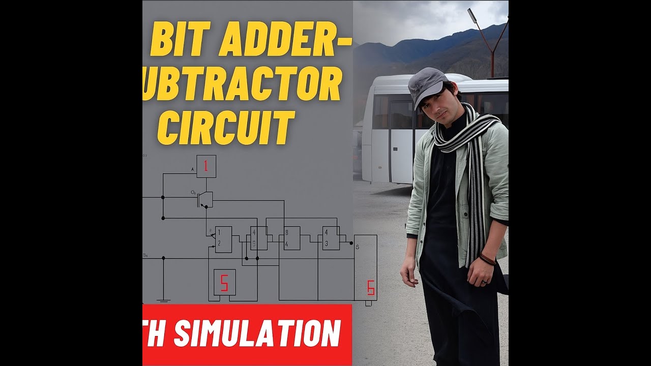 4-Bit Adder-Subtractor Circuit | Digital Logic Design Project with Simulation