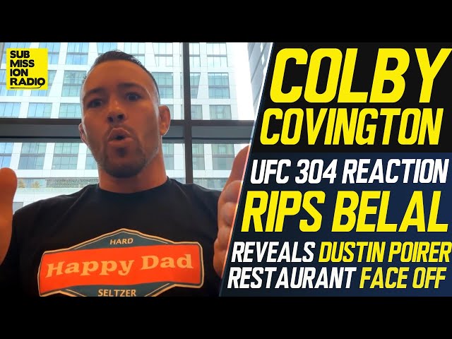 "It's Donald Trump against the system" - Colby Covington lashes out at ...
