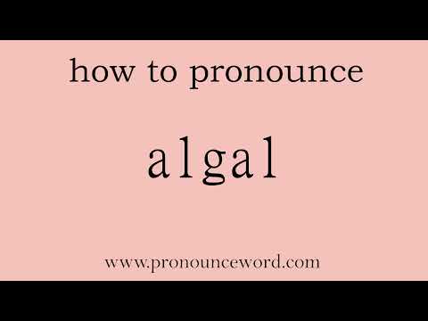 algal: How to pronounce algal in english (correct!).Start with A. Learn from me.
