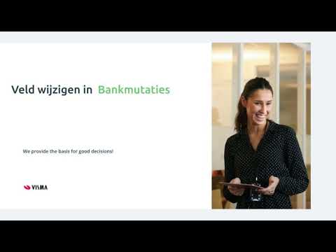 AccountView - Veld wijzigen in Bankmutaties