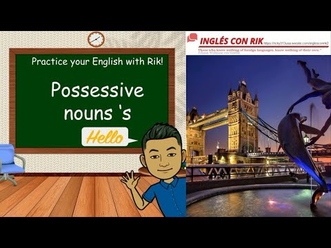 Grammar Tutorial - Possessive Nouns…: English ESL video lessons
