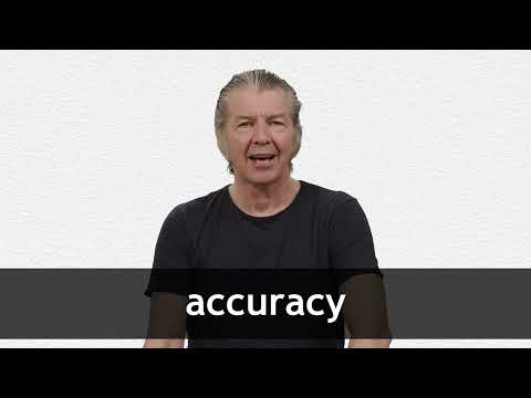 ACCURACY definition and meaning | Collins English Dictionary