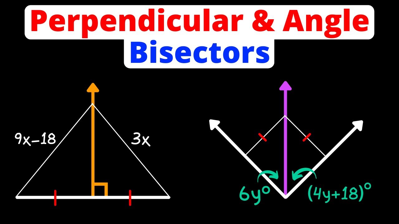 Perpendicular & Angle Bisectors | Geometry | Eat Pi