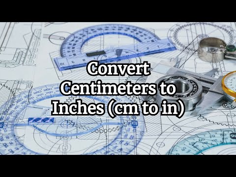 Convert Centimeters to Inches (cm to in) - Unit Conversion