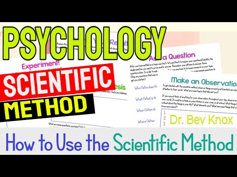 The Scientific Method - How Psychologists Ask Questions