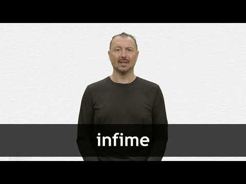 English Translation of “INFIME” | Collins French-English Dictionary