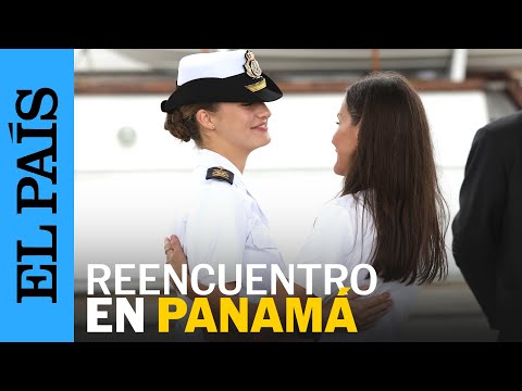 La princesa LEONOR se reencuentra con la Reina 4 meses después de que se embarcara en 'Elcano'
