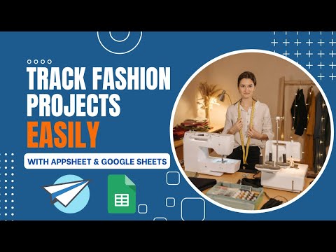 Project Management App for Fashion Design Company Using AppSheet and Google Sheets #appsheet