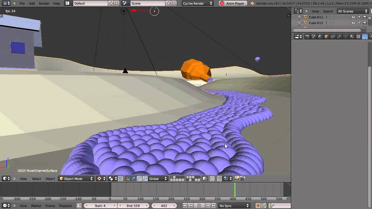 Blender 2.63 Tutorial - Quick Particle Fluid Simulations