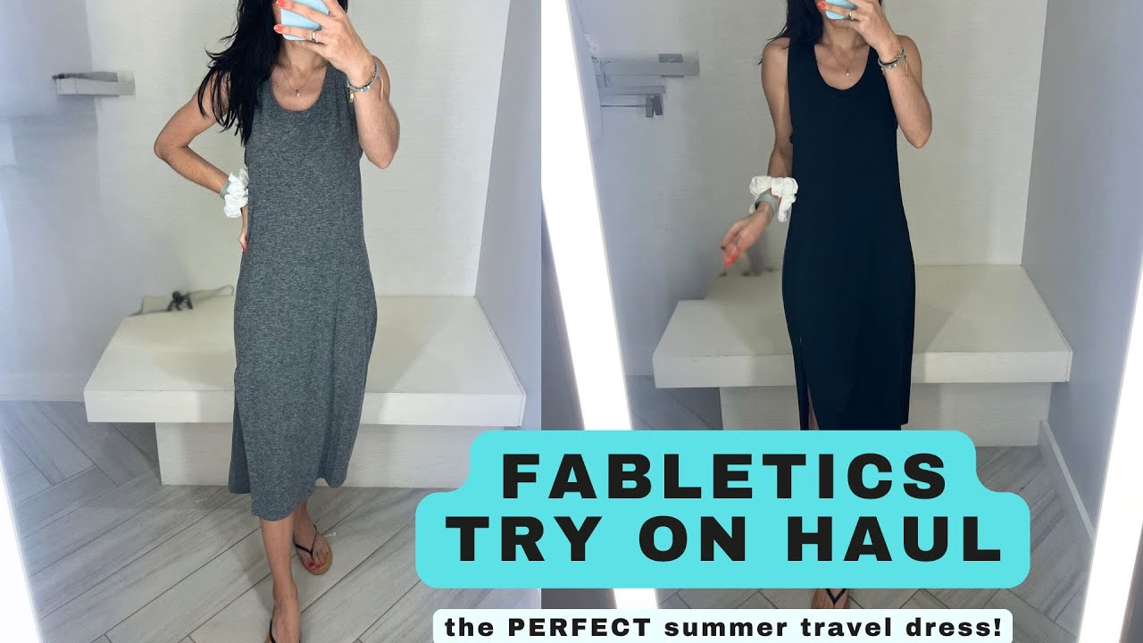 Fabletics | Cloud Jersey Dress | The Fashion Try On