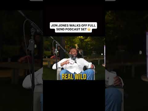 🤬 JON JONES WALKED OFF OUR PODCAST!