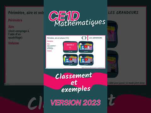 Mise à jour 🛠️ Aide à la préparation au #ce1d #maths 2023 ➡️ classement/exemples de questions