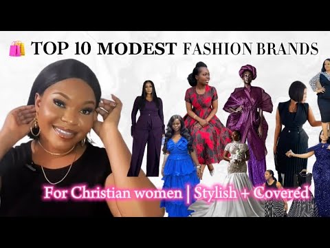 Top 10 MODEST FASHION BRANDS EVERY CHRISTIAN WOMAN SHOULD KNOW #modestfashion #christianfashion