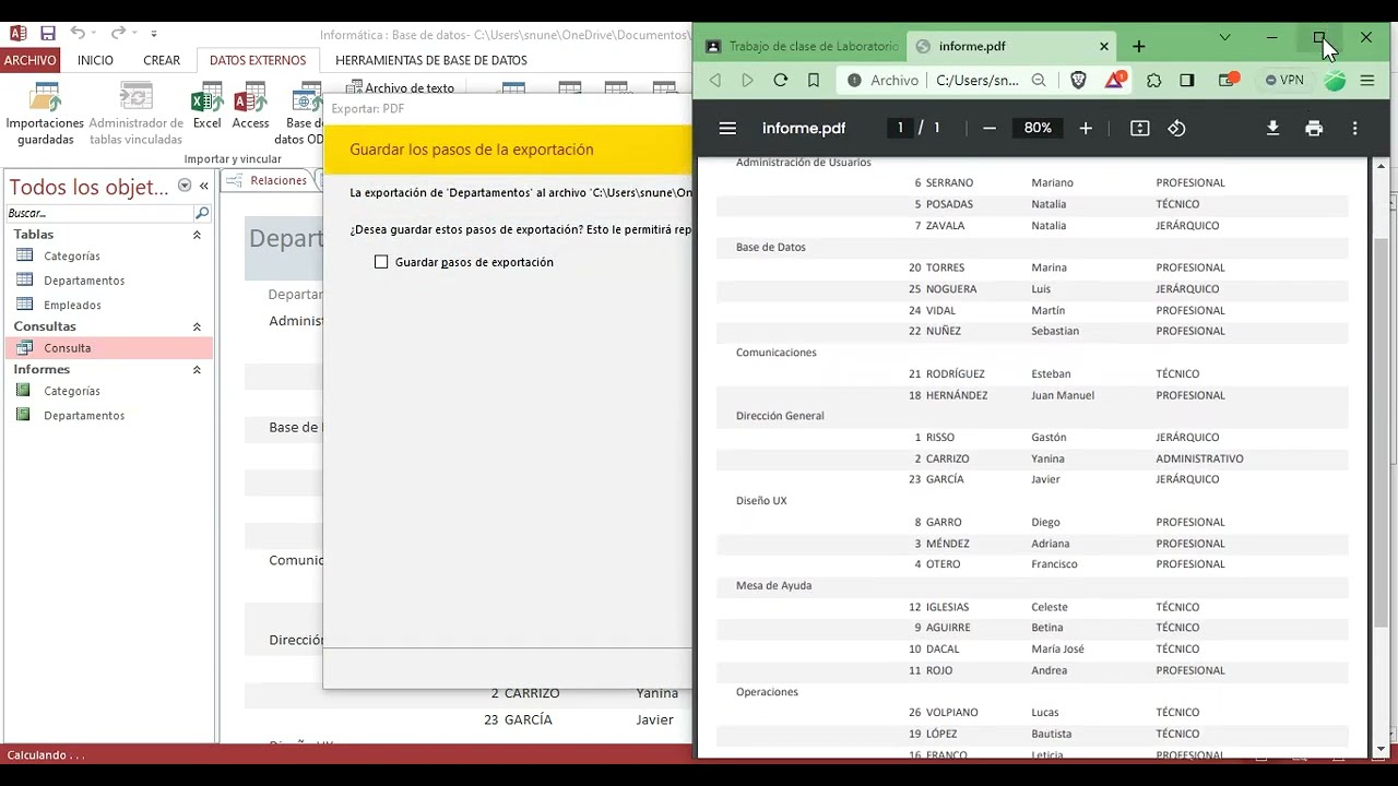 21 informes exportar a PDF