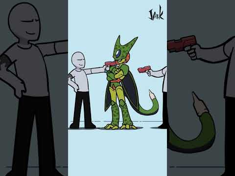 Seize the Gun by the Dragon Ball character NO.6 #comics #funny #cartoon #shorts #dragonball