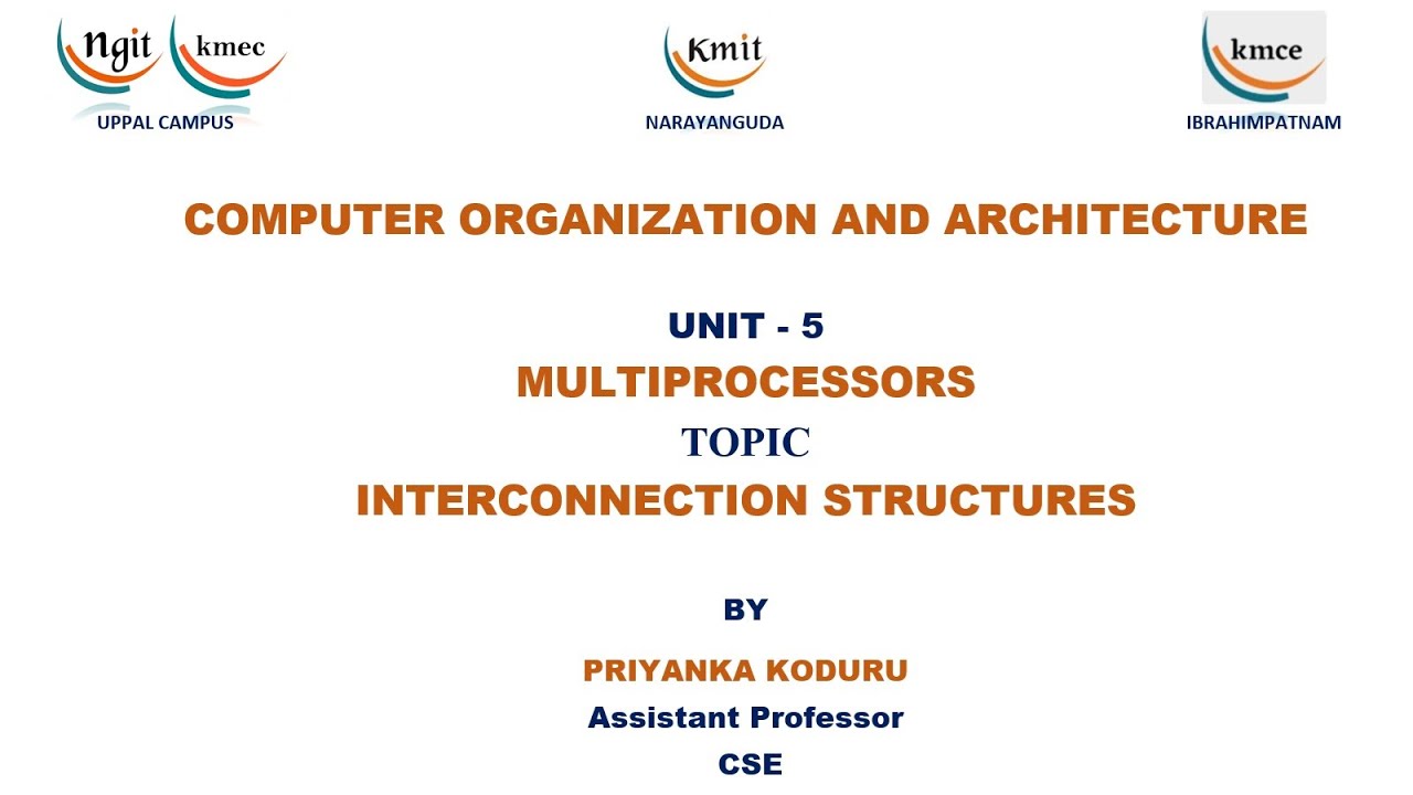 UNIT - 5_INTERCONNECTION STRUCTURES