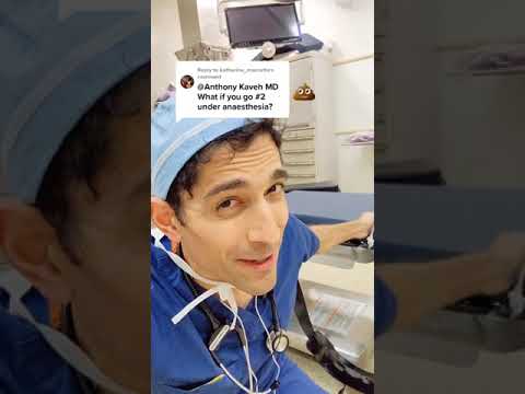 Worried about this under anesthesia? 💩