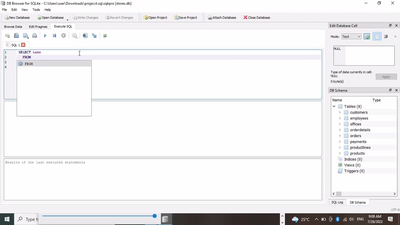 In a single query, obtain multiple tables from SQLITE database.