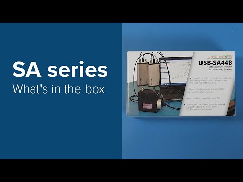 SA series What's in the box